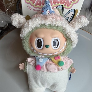 DIY Handmade Outfits With Popmart Labubu and Hand-drawn Lbubu Handbag ...