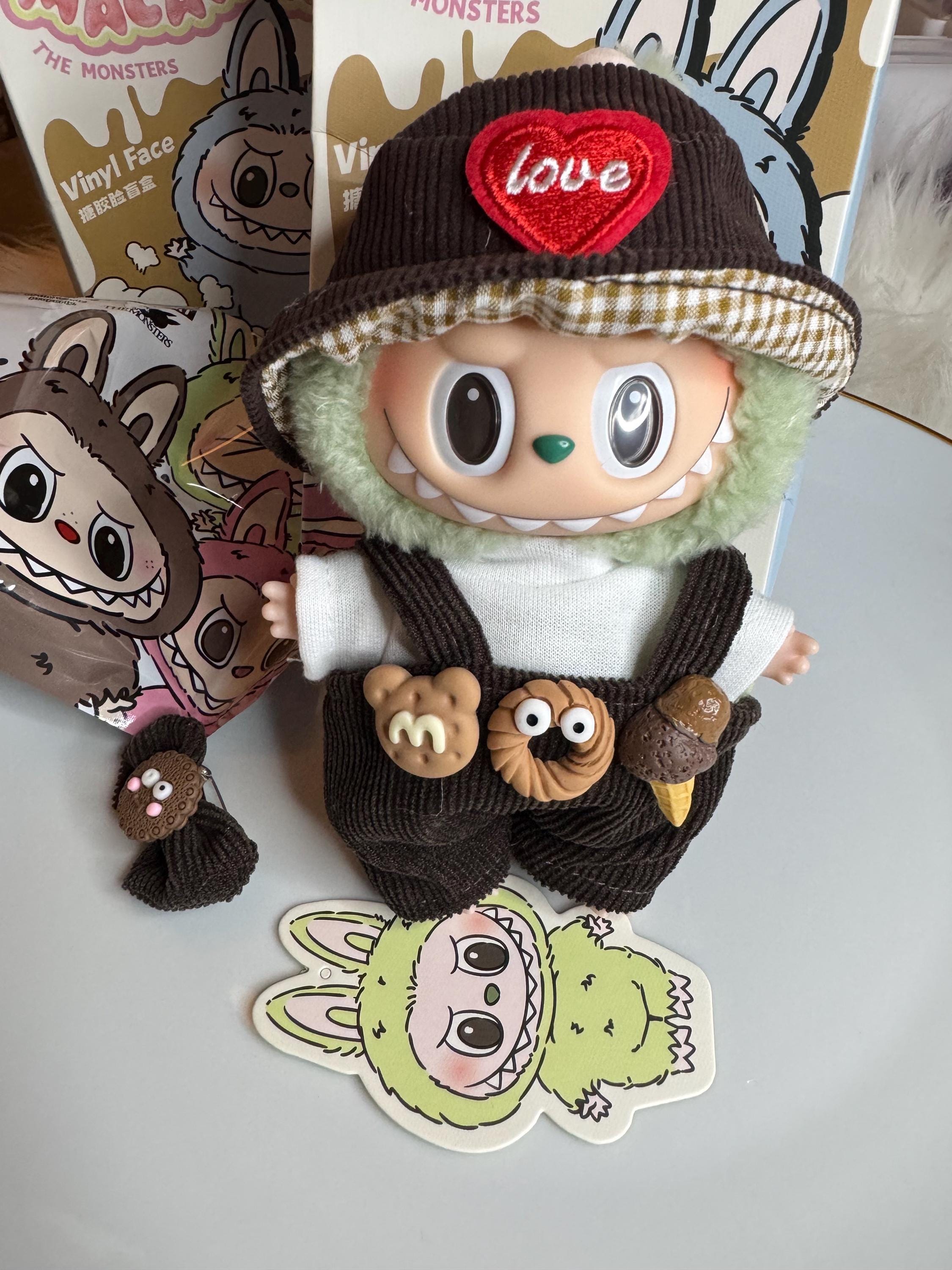 DIY Handmade Outfits With Popmart Labubu and Hand-drawn Lbubu Handbag ...