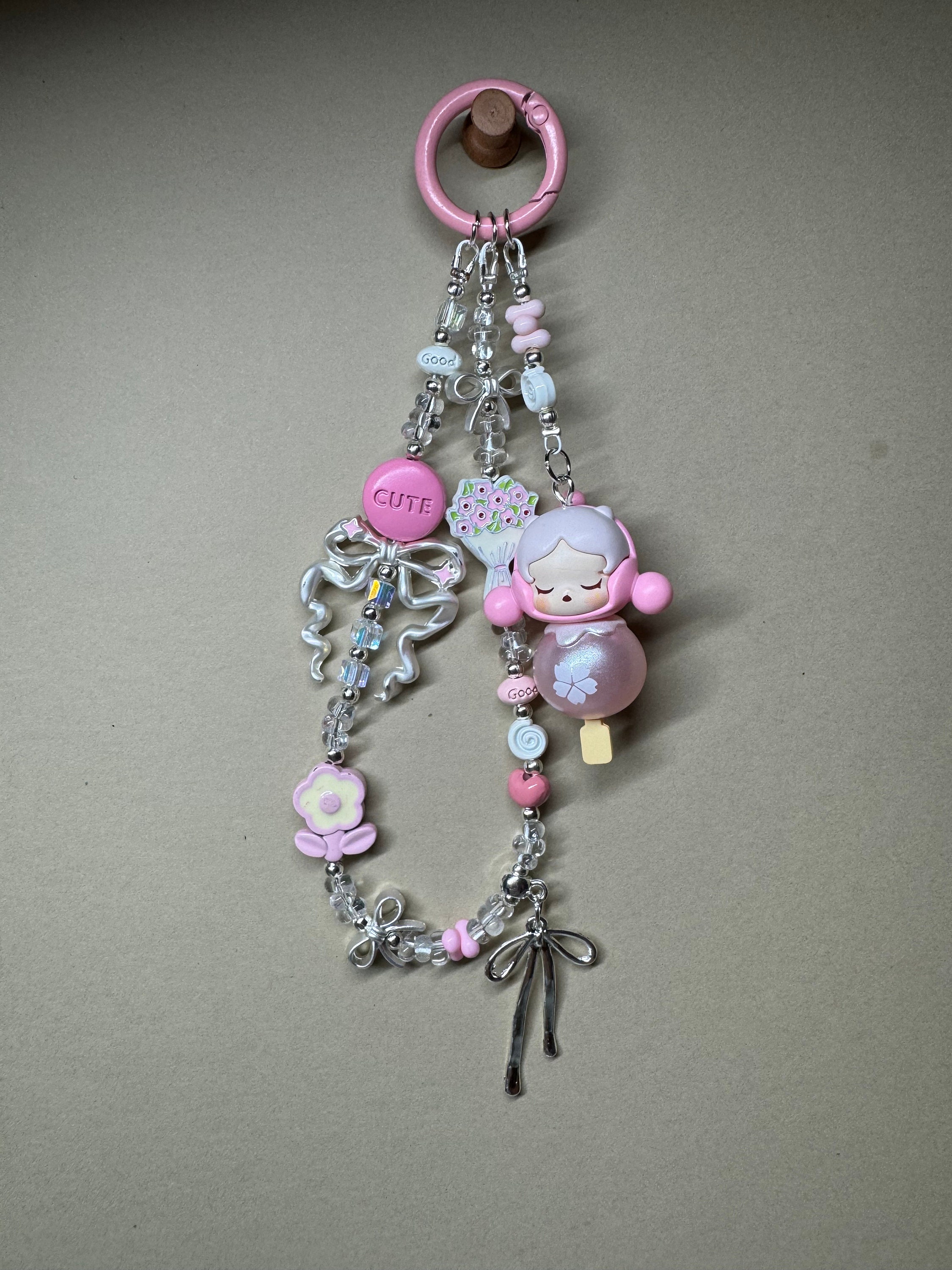 Cutie DIY Handmade Phone Charms With Popmart Pop Beans - Etsy