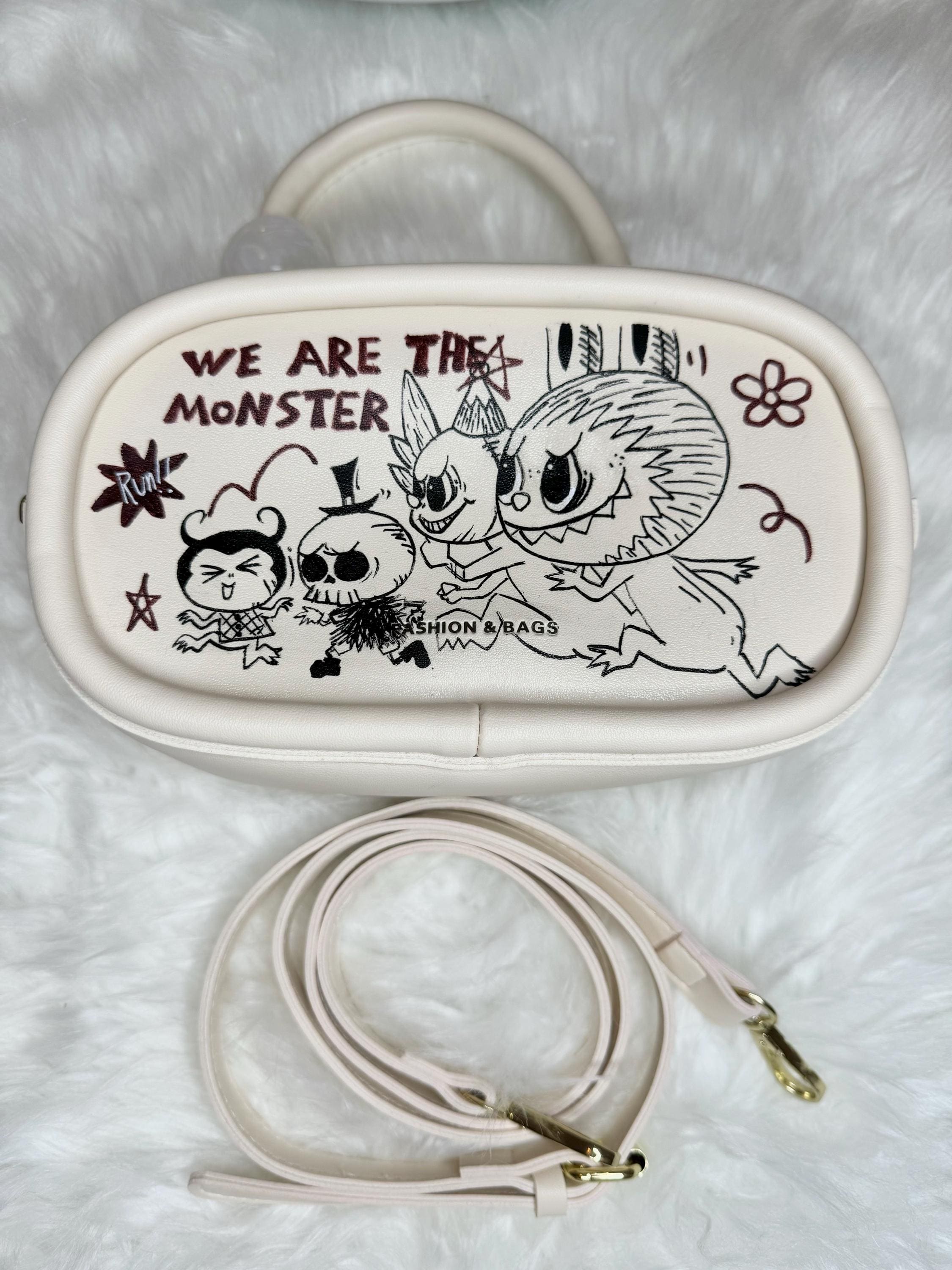 DIY Handmade Outfits With Popmart Labubu and Hand-drawn Lbubu Handbag ...