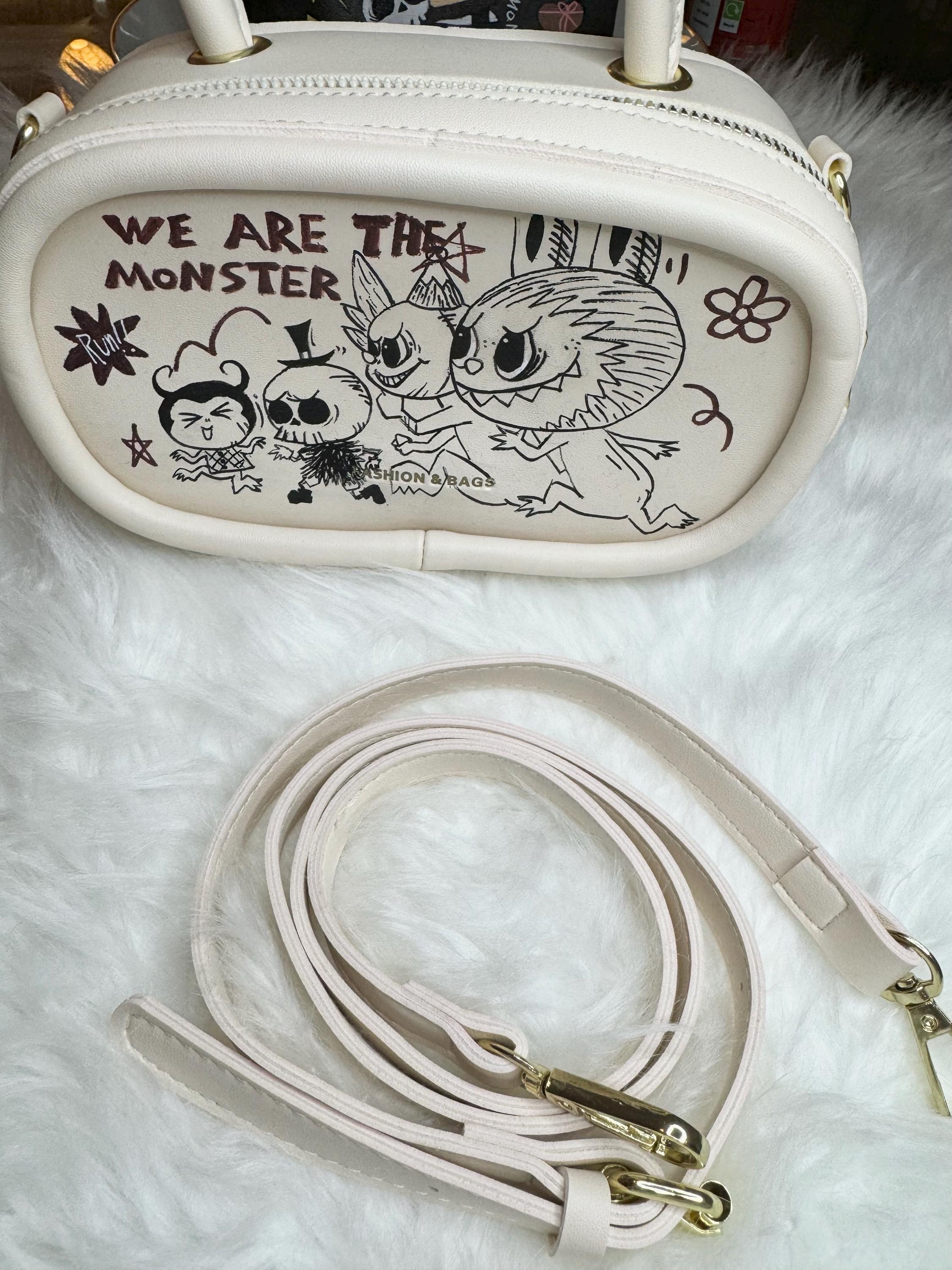 DIY Handmade Outfits With Popmart Labubu and Hand-drawn Lbubu Handbag ...