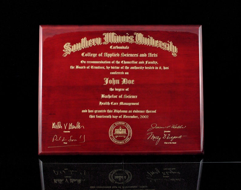 Diploma Laser Engraved Frames and Inlayed Piano and Cherry Wood - Etsy
