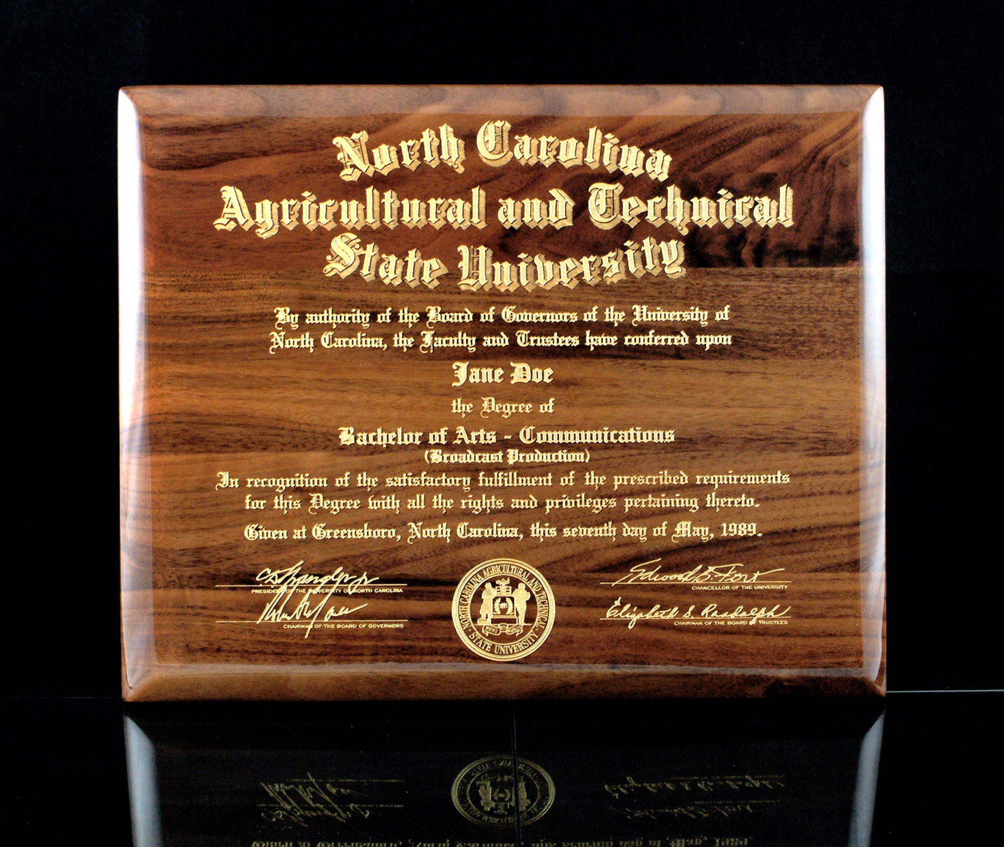 Diploma Laser Engraved Frames and Inlayed Piano and Cherry Wood - Etsy