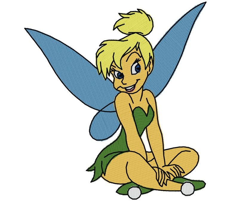 Tinkerbell Machine Embroidery Digital File - Etsy