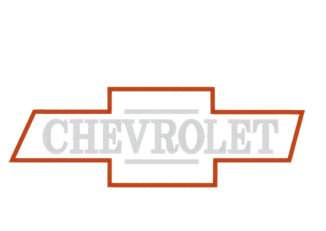 Vintage Chevrolet Logo Embroidery Digital File - Etsy