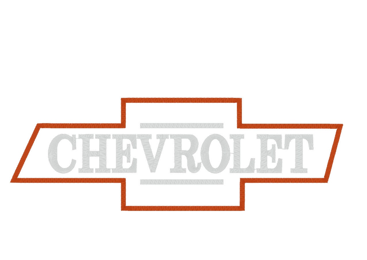 Vintage Chevrolet Logo Embroidery Digital File - Etsy