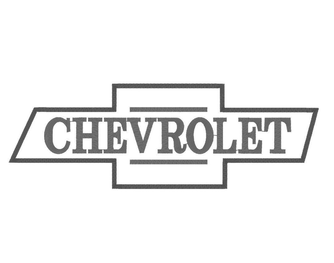 Vintage Chevrolet Logo Embroidery Digital File - Etsy