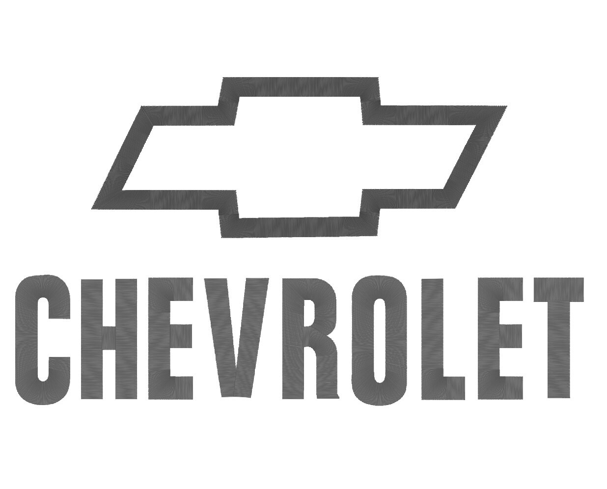 Chevrolet Digital Embroidery File - Etsy