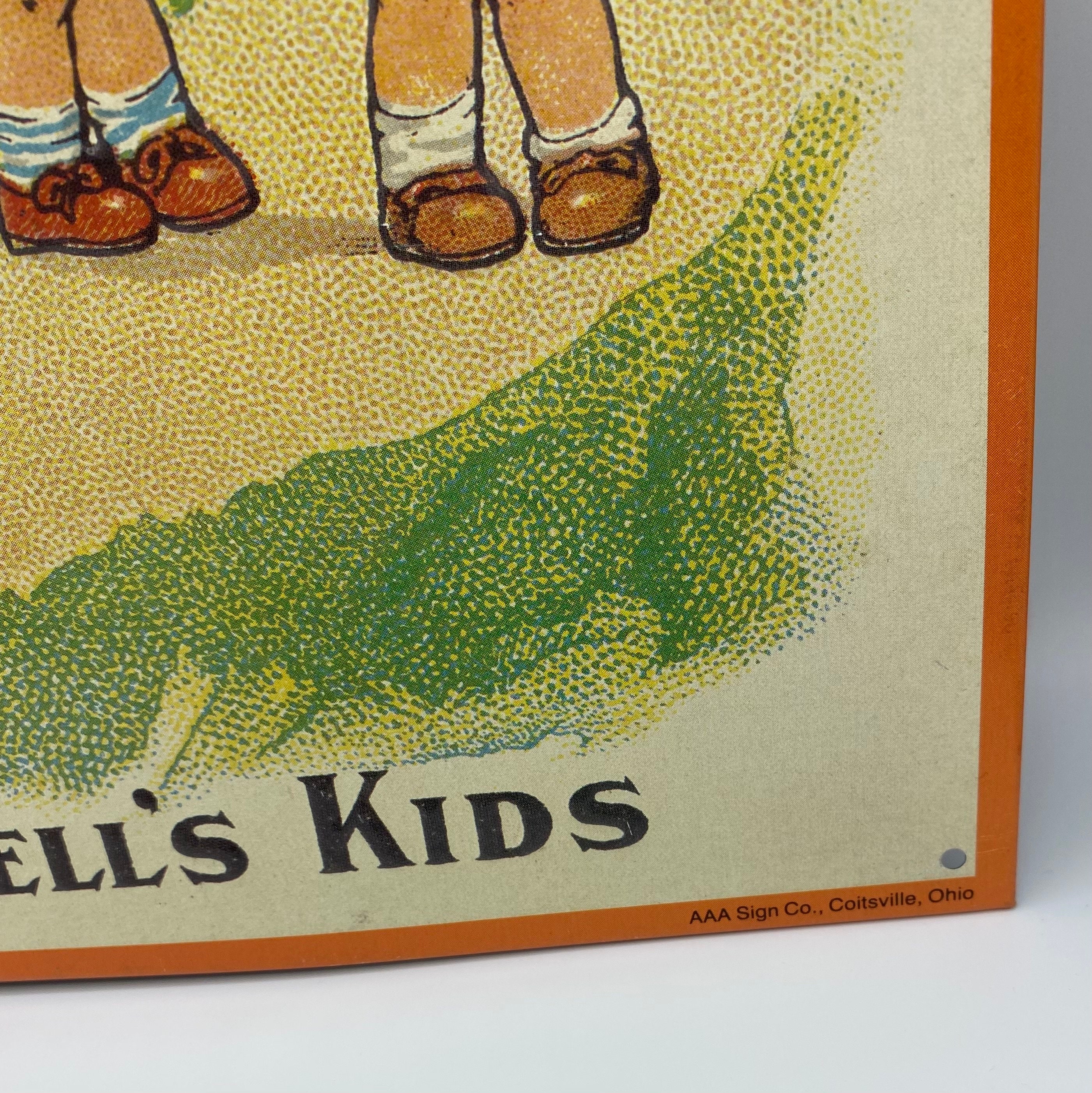 Campbells Soup, Vintage Metal Sign, Campbell Kids, Vintage Advertising ...