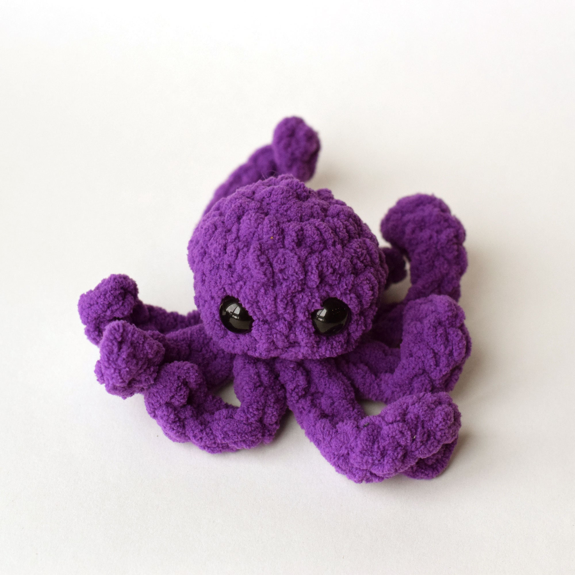 Chunky Crochet Octopus Stuffed Plushie Toy - Etsy