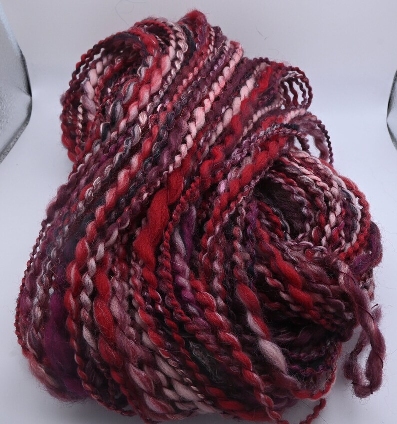 Thick-and-thin Thread-plyed Spiral Art Yarn - Etsy