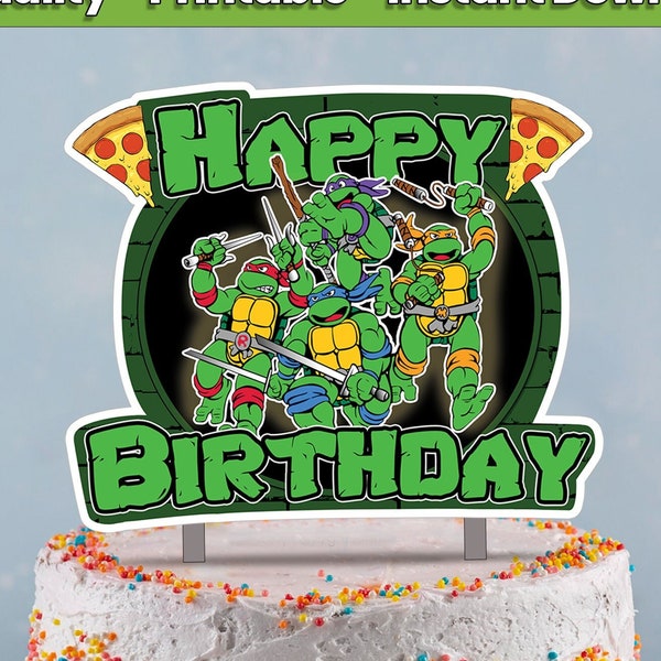 Ninja Turtle Topper - Etsy