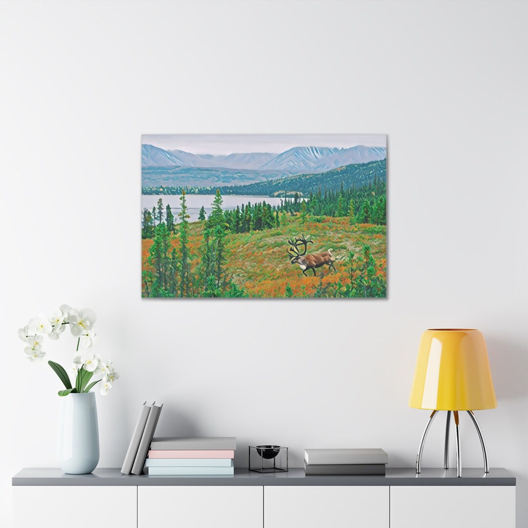 Alaska Printable Art, Denali National Park Art, Denali Alaska Art Print ...