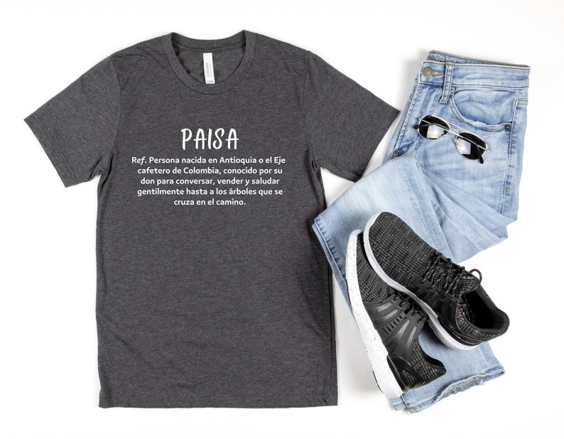 Colombia Shirt Colombia Gift Paisa Shirt Definition of - Etsy