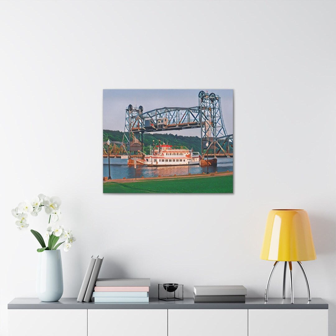 Minnesota Printable Art, Stillwater Bridge Art, Minnesota Art Print ...