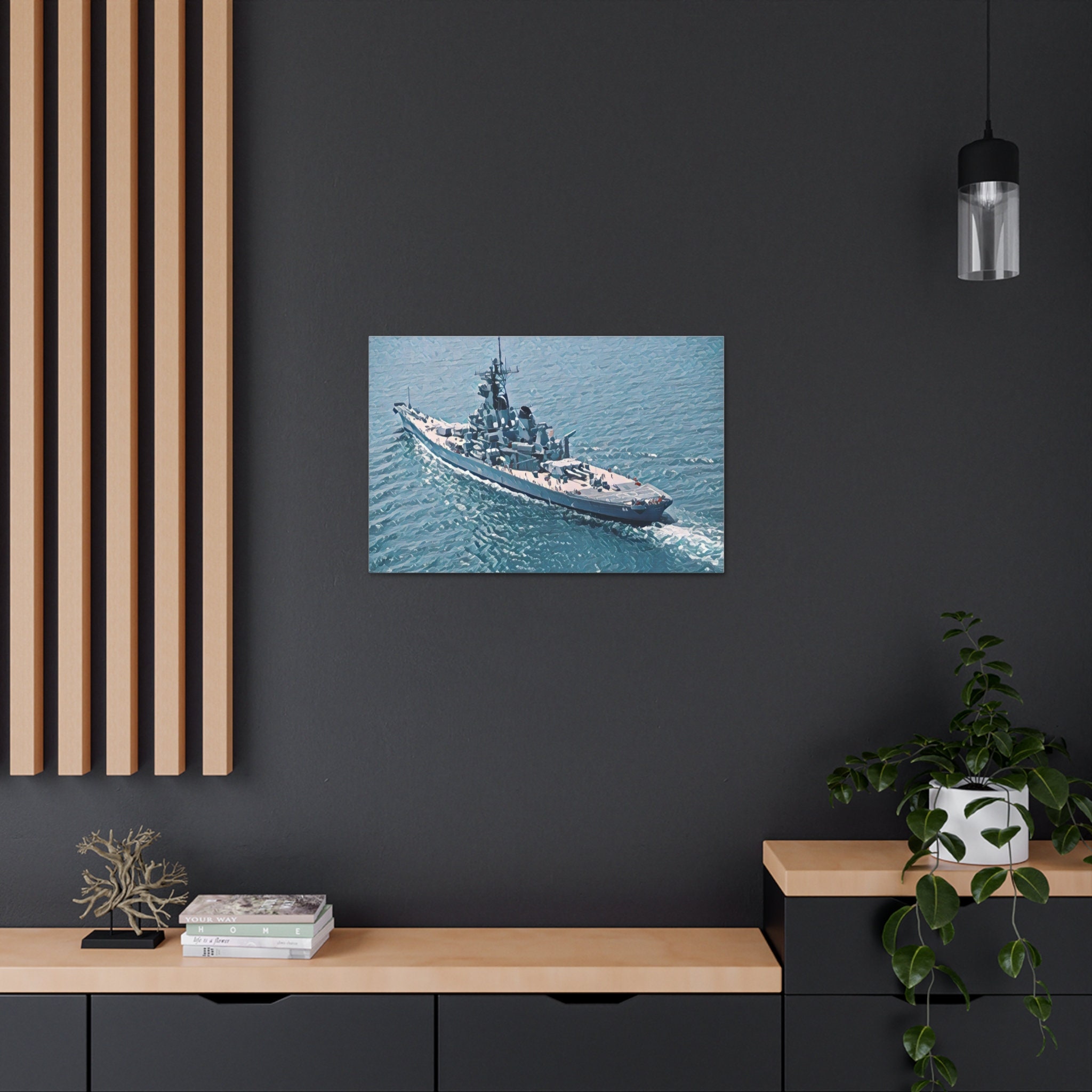 USS Wisconsin Battleship Printable Art USS Wisconsin - Etsy