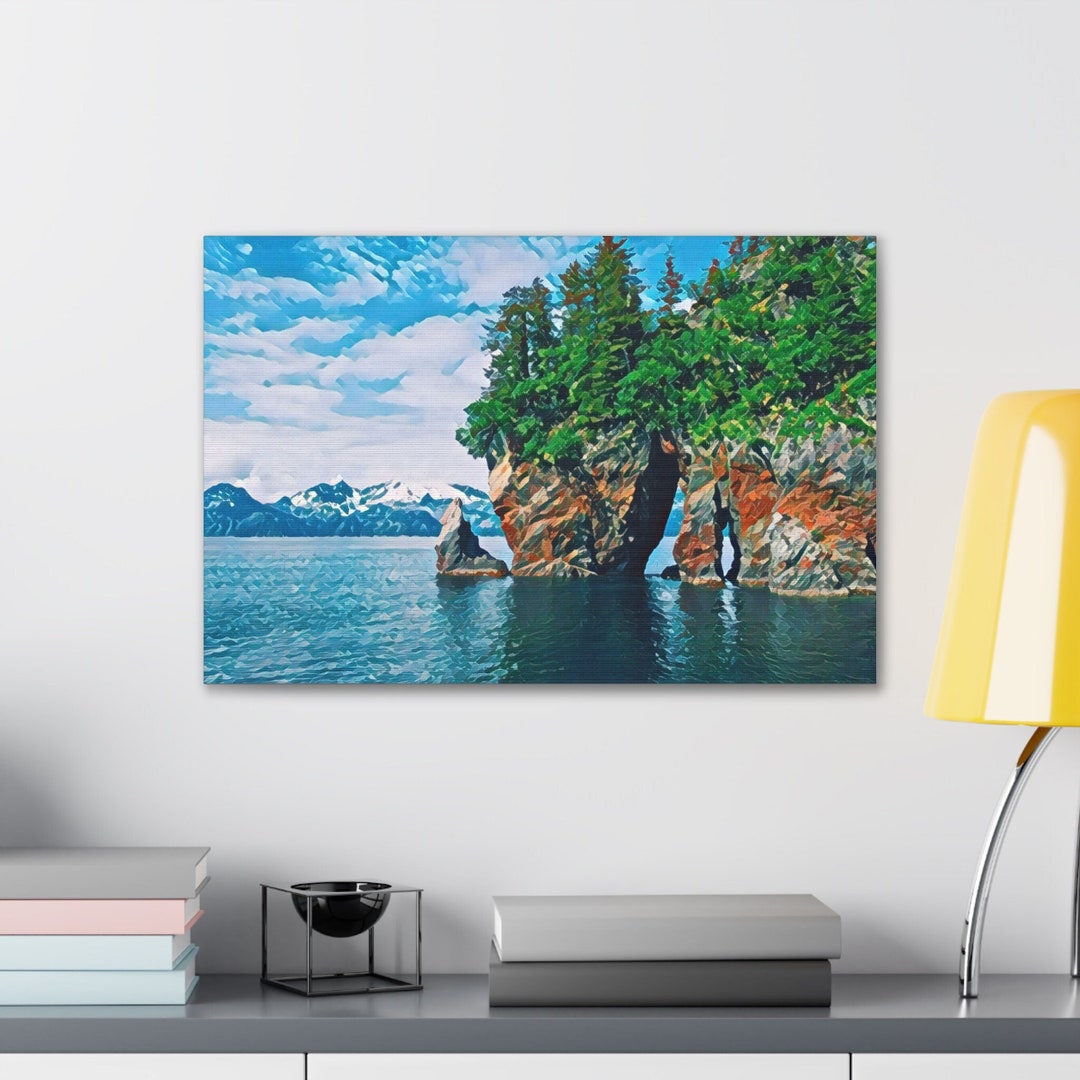 Alaska Printable Art, Kenai Fjords National Park Art, Kenai Fjords ...