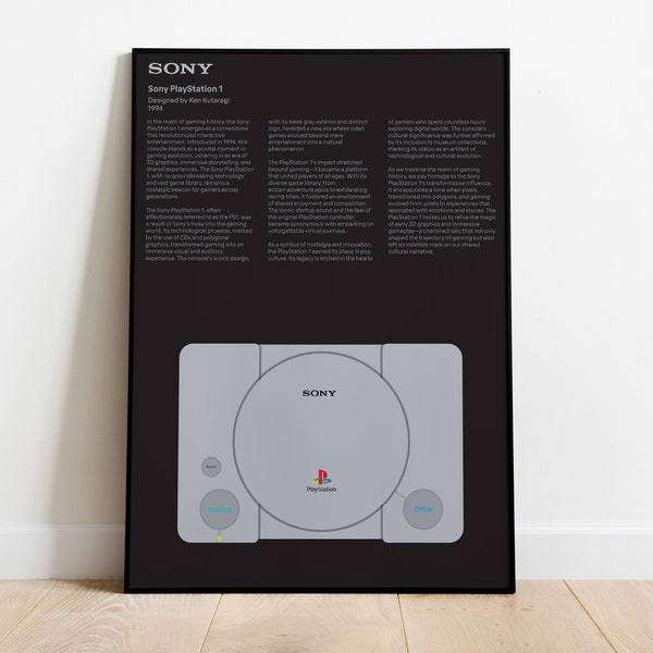 Playstation Poster - Etsy