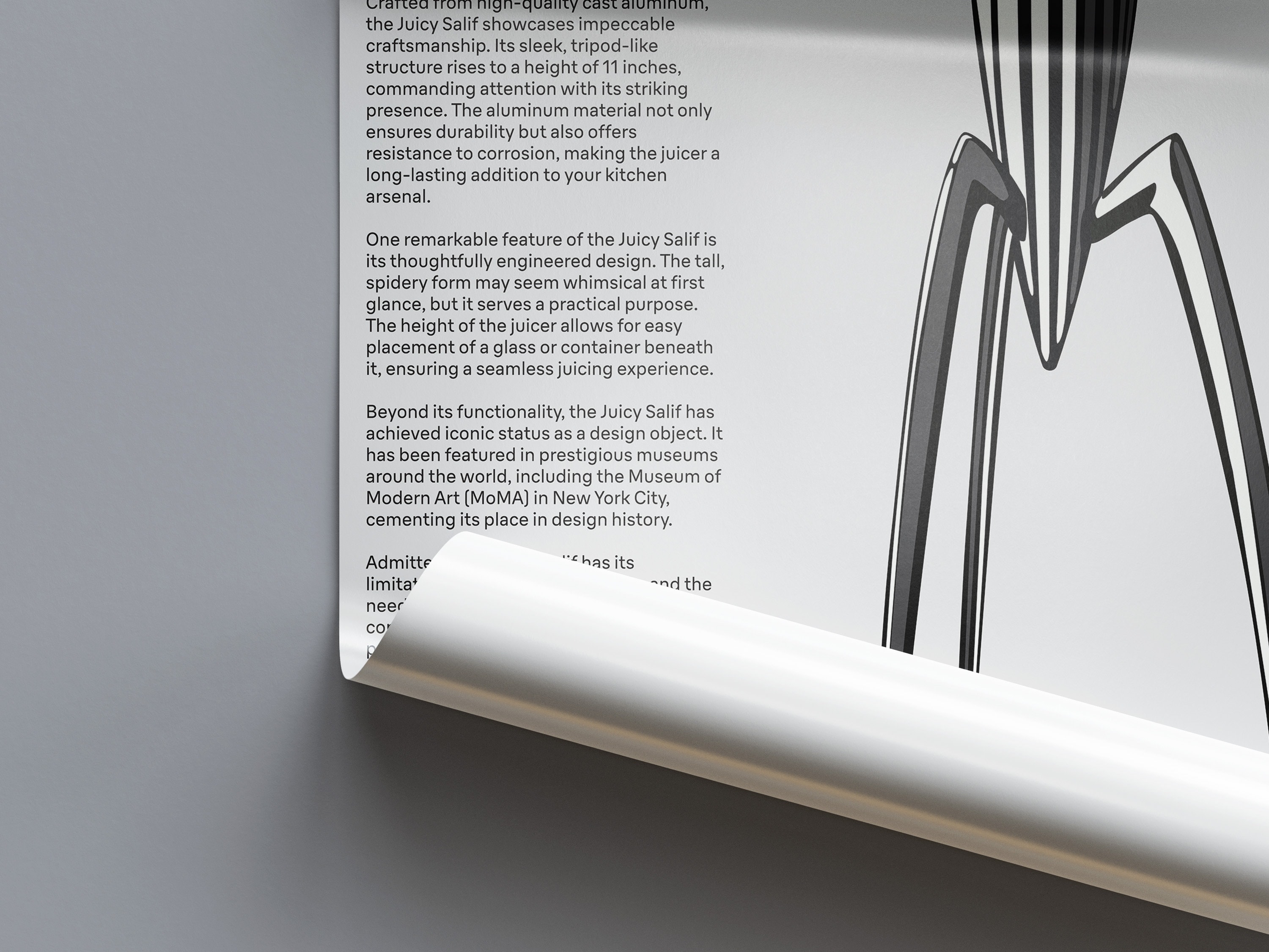 Alessi Juicy Salif Design Poster, Braun Wall Art Poster, Bauhaus Wall ...