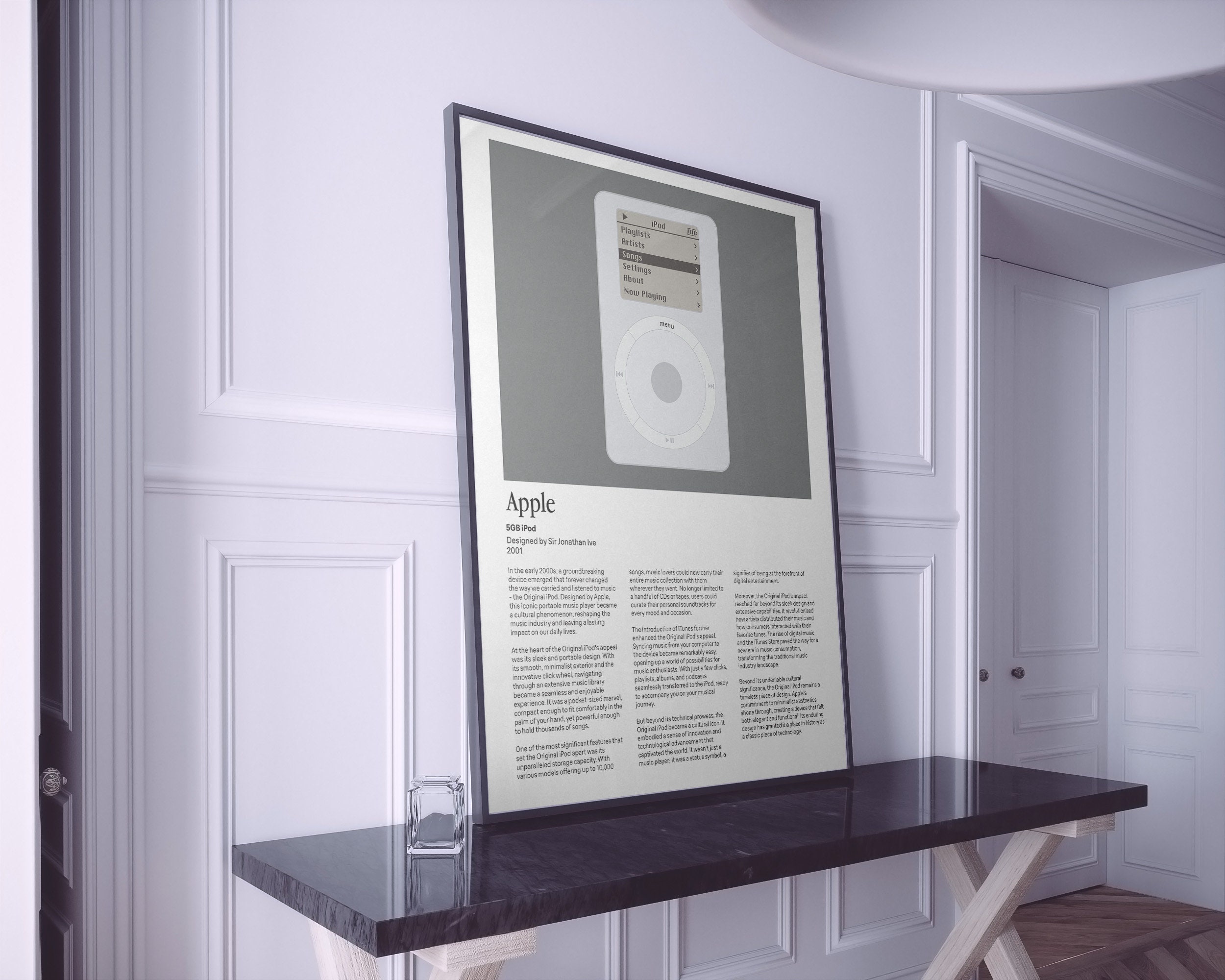 Apple Ipod Original Design Poster, Braun Print, Braun Wall Art, Dieter ...