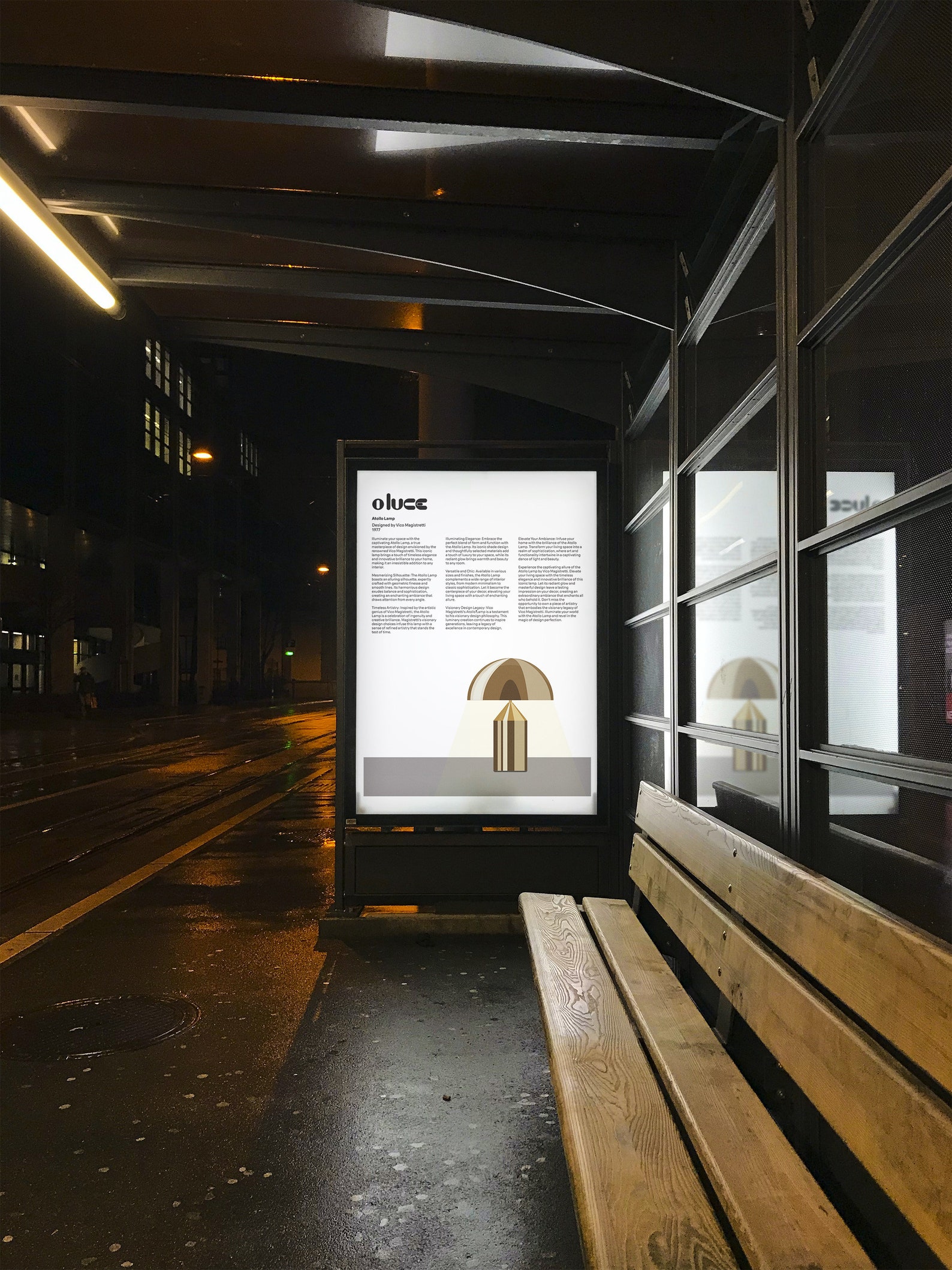 Oluce Atollo Lamp Iconic Design Poster, Braun Print, Braun Wall Art ...