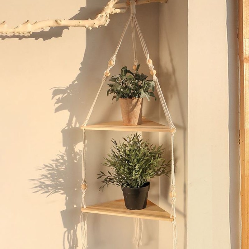 Macrame Book Shelf - Etsy