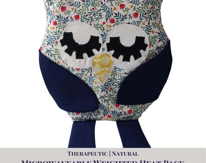 Owl | Microwaveable Rice Bag | Heat Pad | Weighted | Stuffed Animal ...
