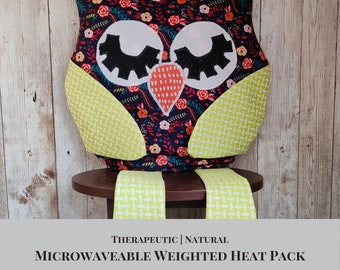 Owl Microwaveable Rice Bag Heat Pad Weighted Stuffed Animal Ice Pack - Etsy