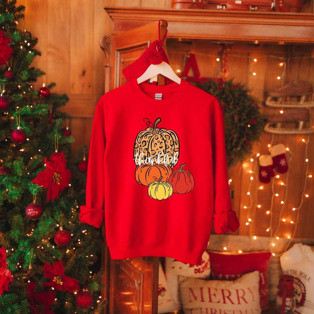 Fall Thanksgiving Season Thankful Pumpkin Shirt Thanksgiving - Etsy