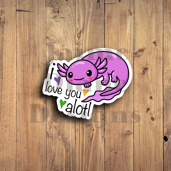 Axolotl Sticker - Etsy