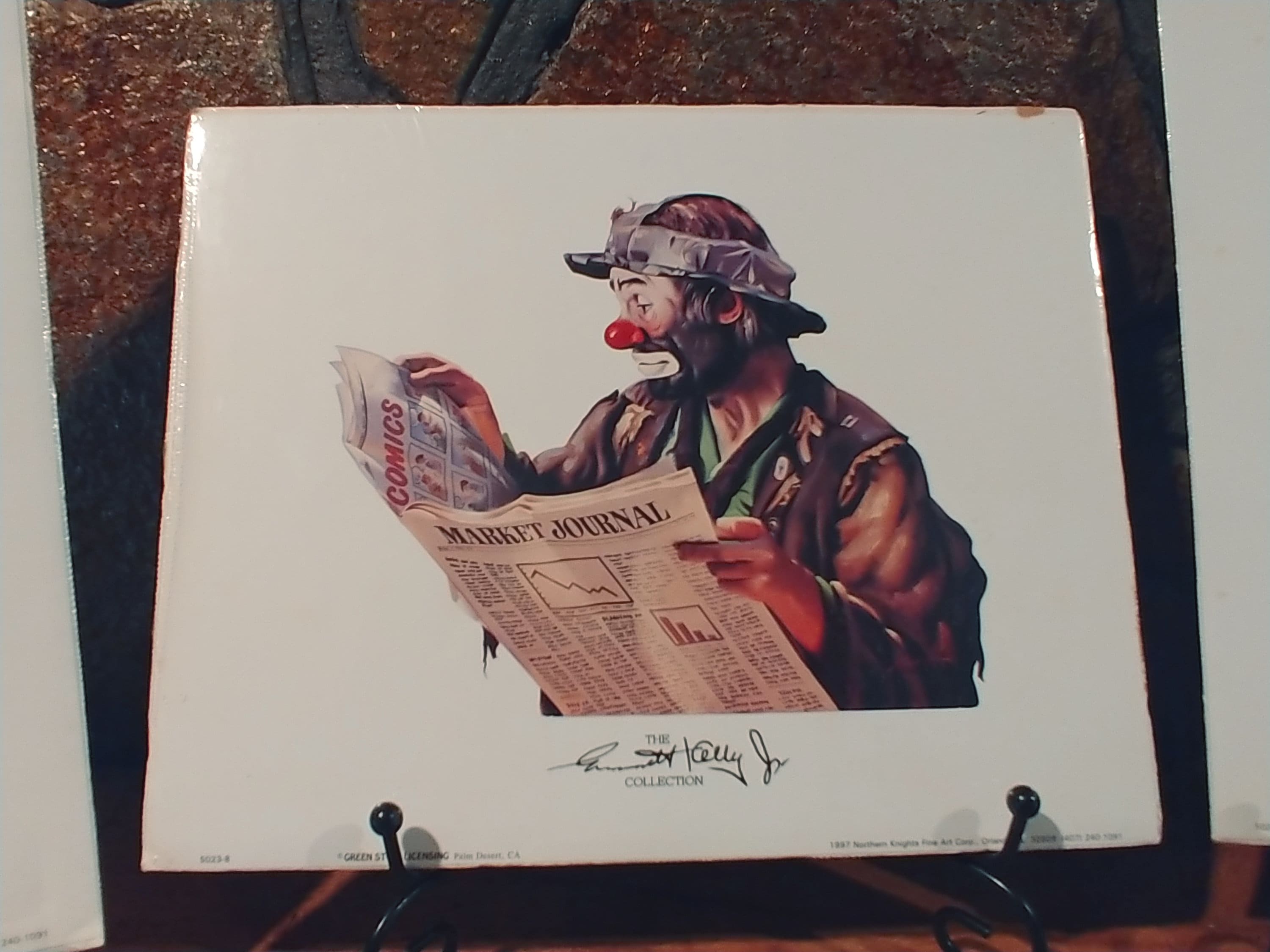 Set of 4 Emmett Kelly Jr. Clown Prints From 1997 - Etsy
