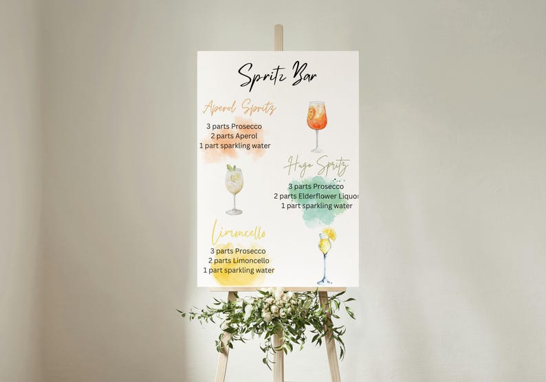 Spritz Bar Sign - Etsy