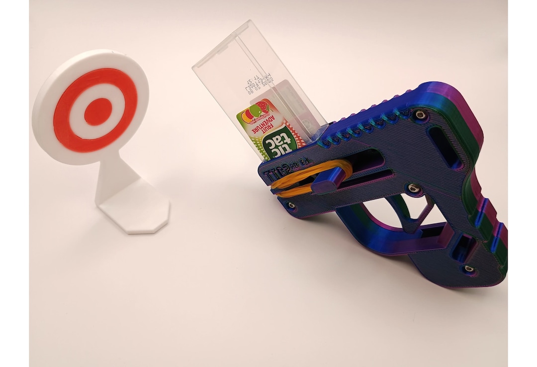 Tic Tac Gun 3D Printed Toy, Cool Birthday Present, Gift for Dad or ...
