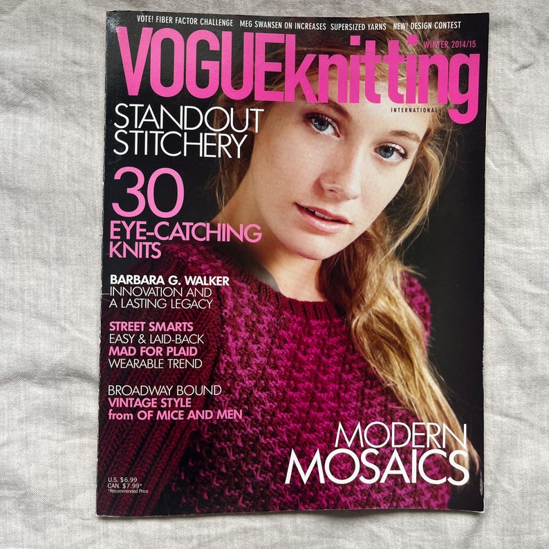 Vogueknitting Magazine Winter 2014/2015 | Pre-owned - Etsy
