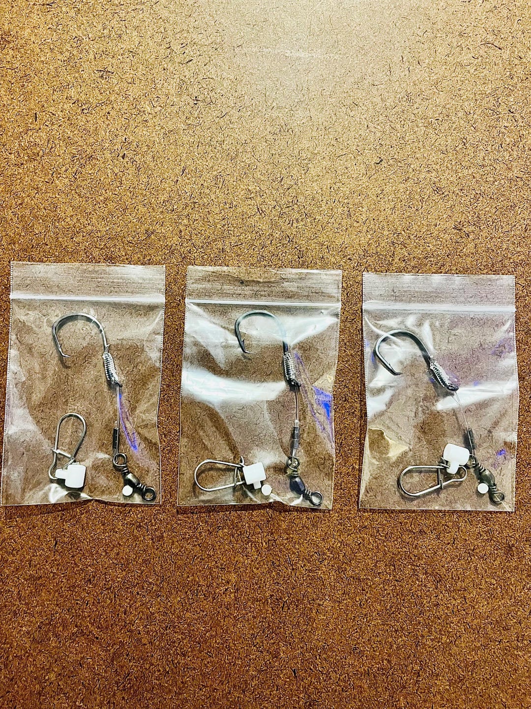 3 Pack Hatteras Style Red/black Drum Fishing Rigs - Etsy