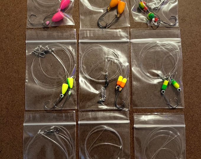 3 Pack '1' Pompano Rig Beach/pier/surf Fishing Rigs 1 Circle Hook 25 ...