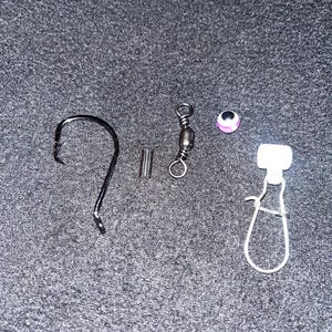 Cannonball Red/black Drum Fishing Rigs 100LB Mono Snelled 6/0 Circle ...