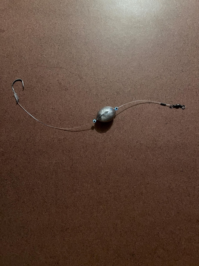 6 Pack Deep Sea Snapper Rigs - 100LB Sufix Mono Leader - Snelled 6/0 ...