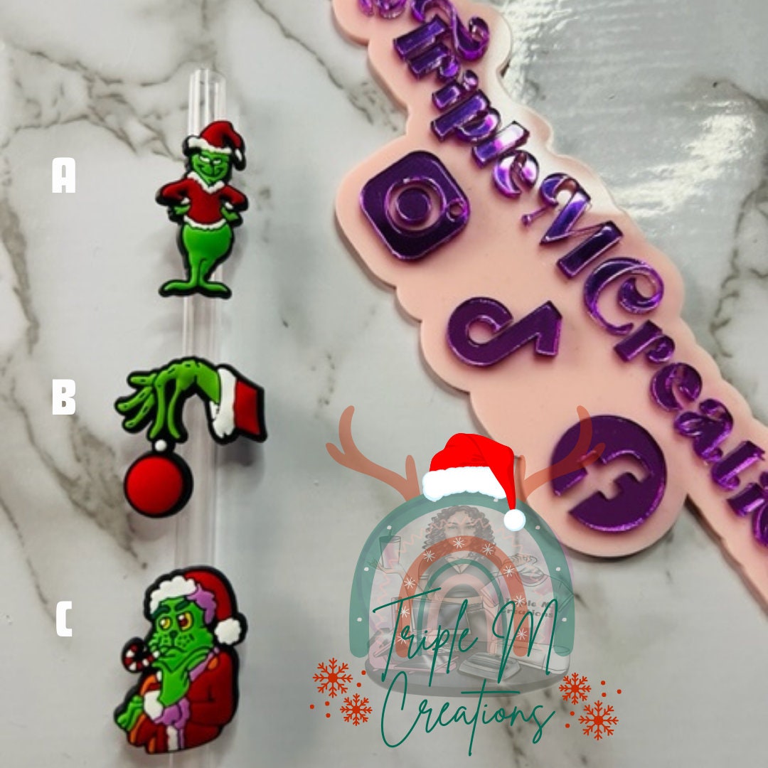 Green Alien Straw Toppers Libbey Straw Toppers Straw - Etsy