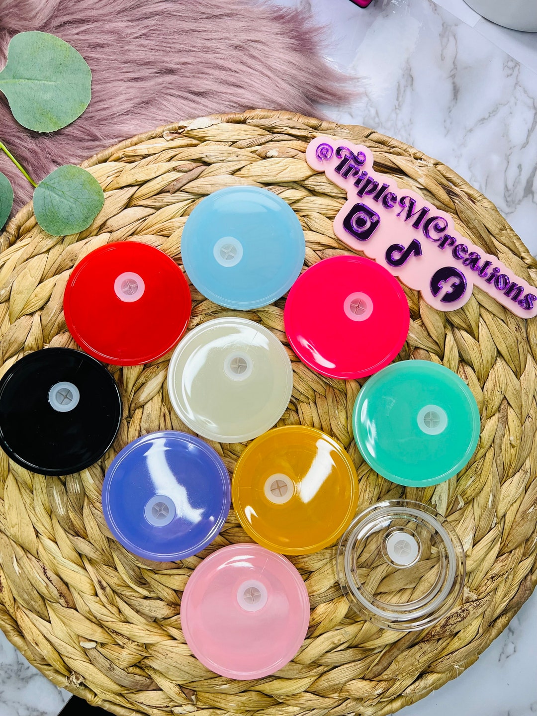 Acrylic Lids, Libbey Glass Lids, Plastic Lids - Etsy