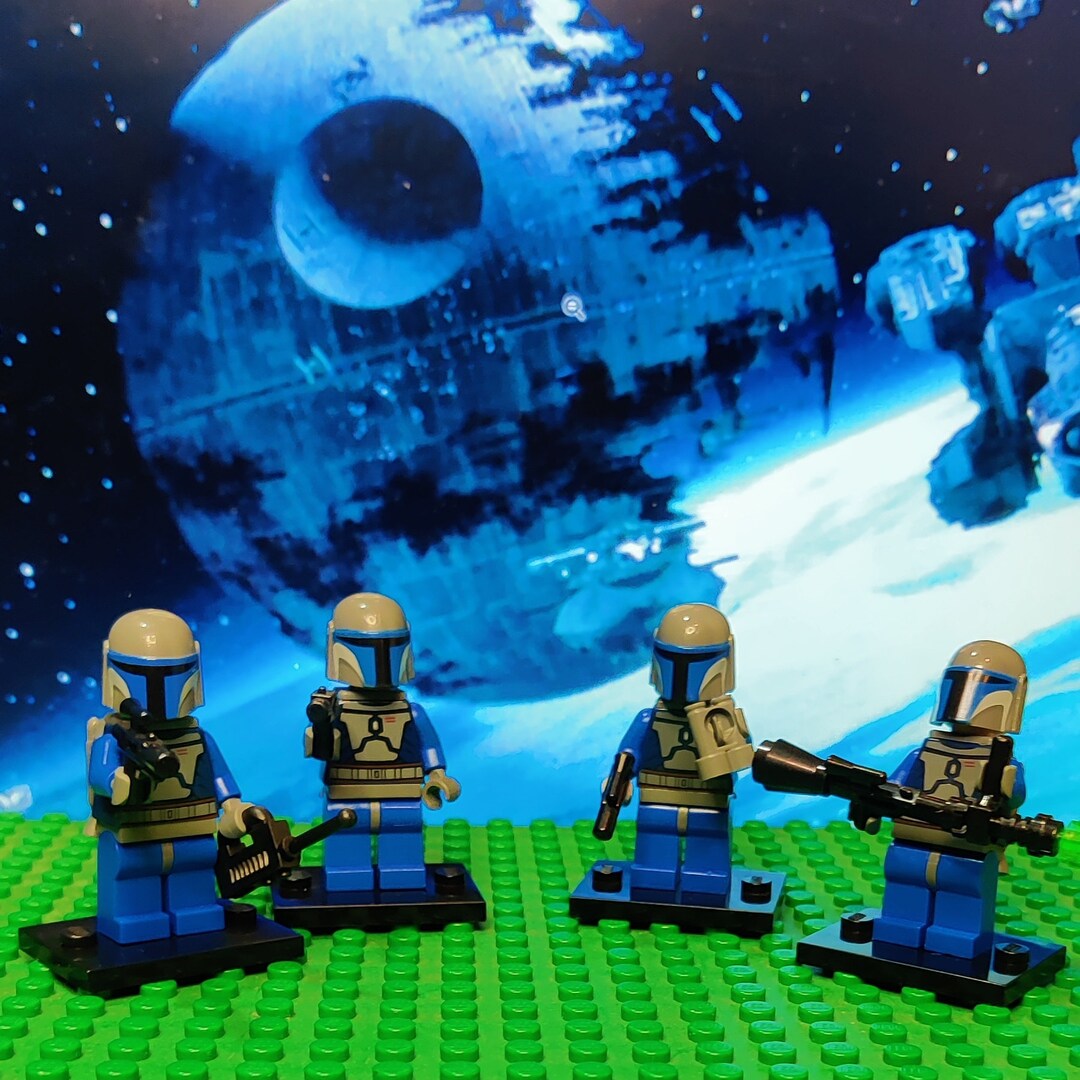 Bundle of 4 Mandalorian Troopers, Set of 4 Troopers, Star Wars Lego ...