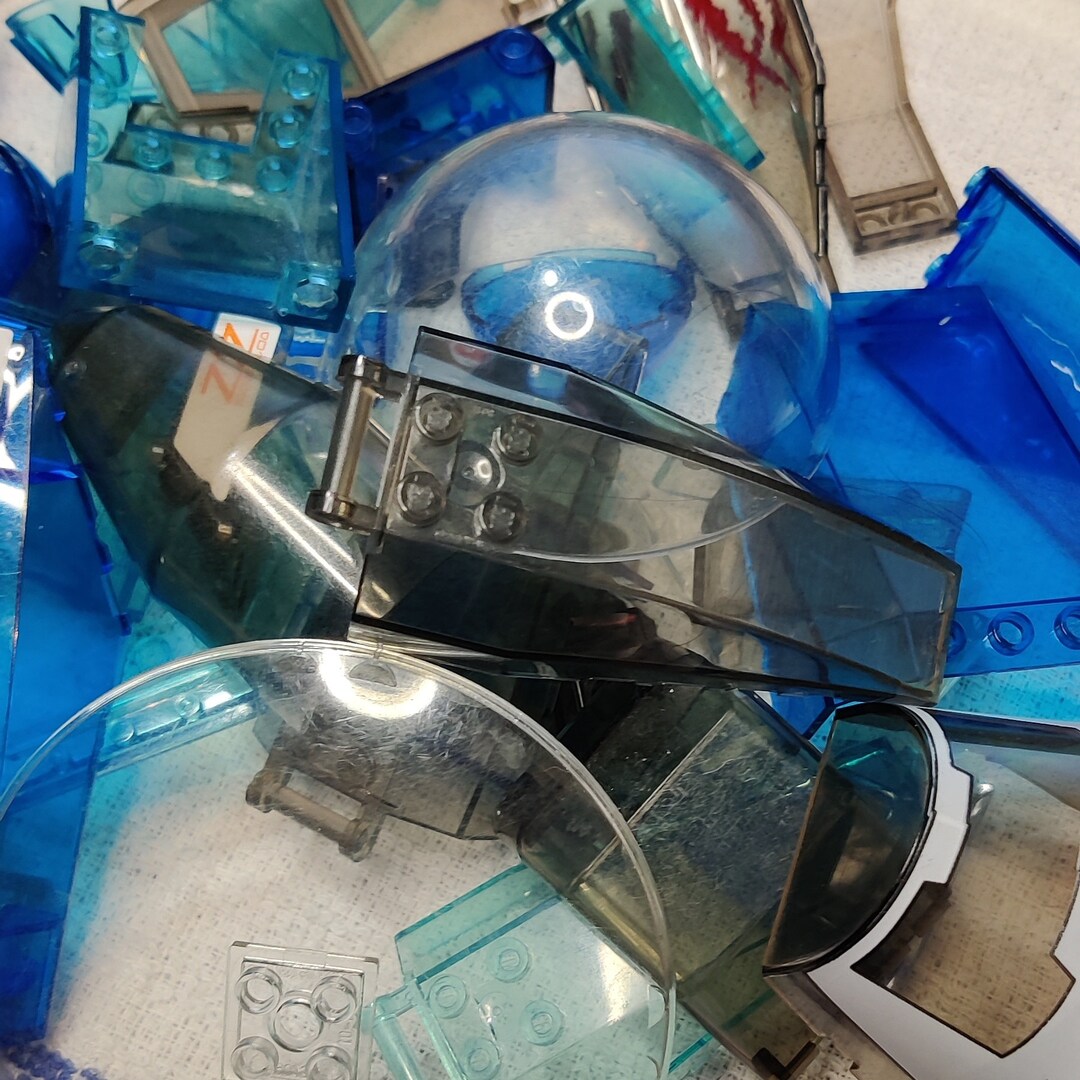 Clear Lego Windshields, 50 Pieces Bundle, Assorted Shapes, Multiple ...