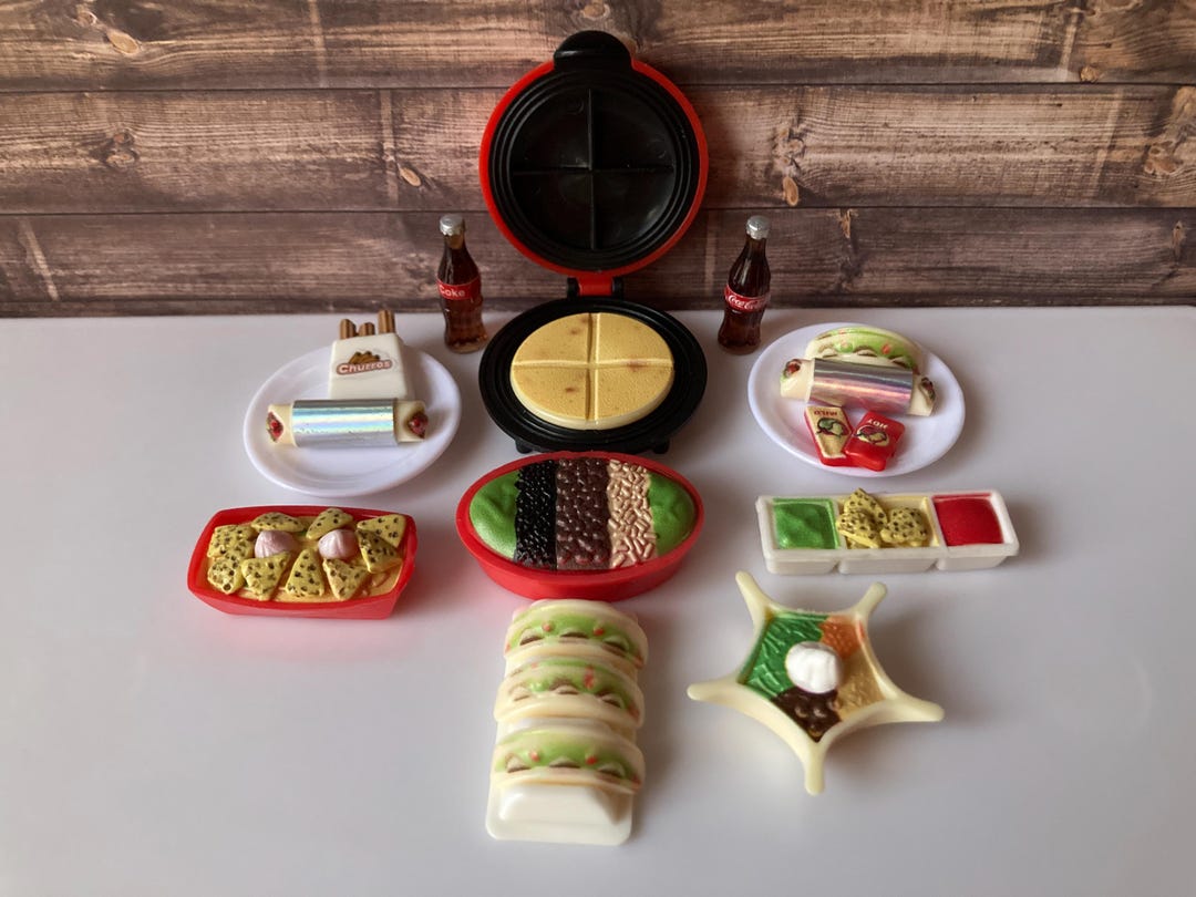 1:6 Scale Mexican Food Dinner Set - Dollhouse Miniature Food - Etsy