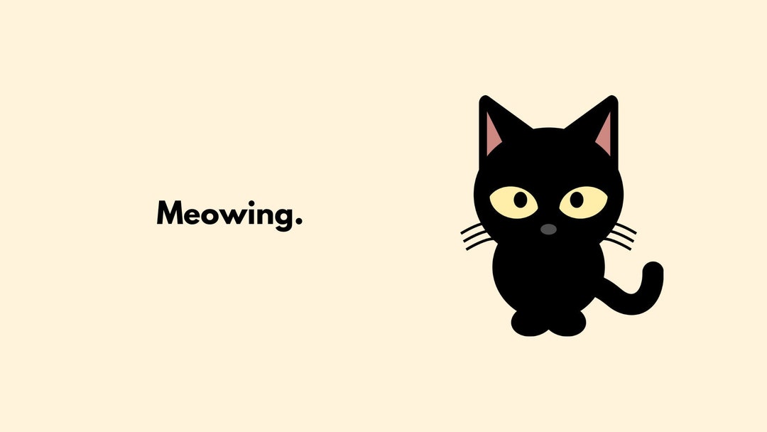 Cat Desktop Wallpaper - Etsy