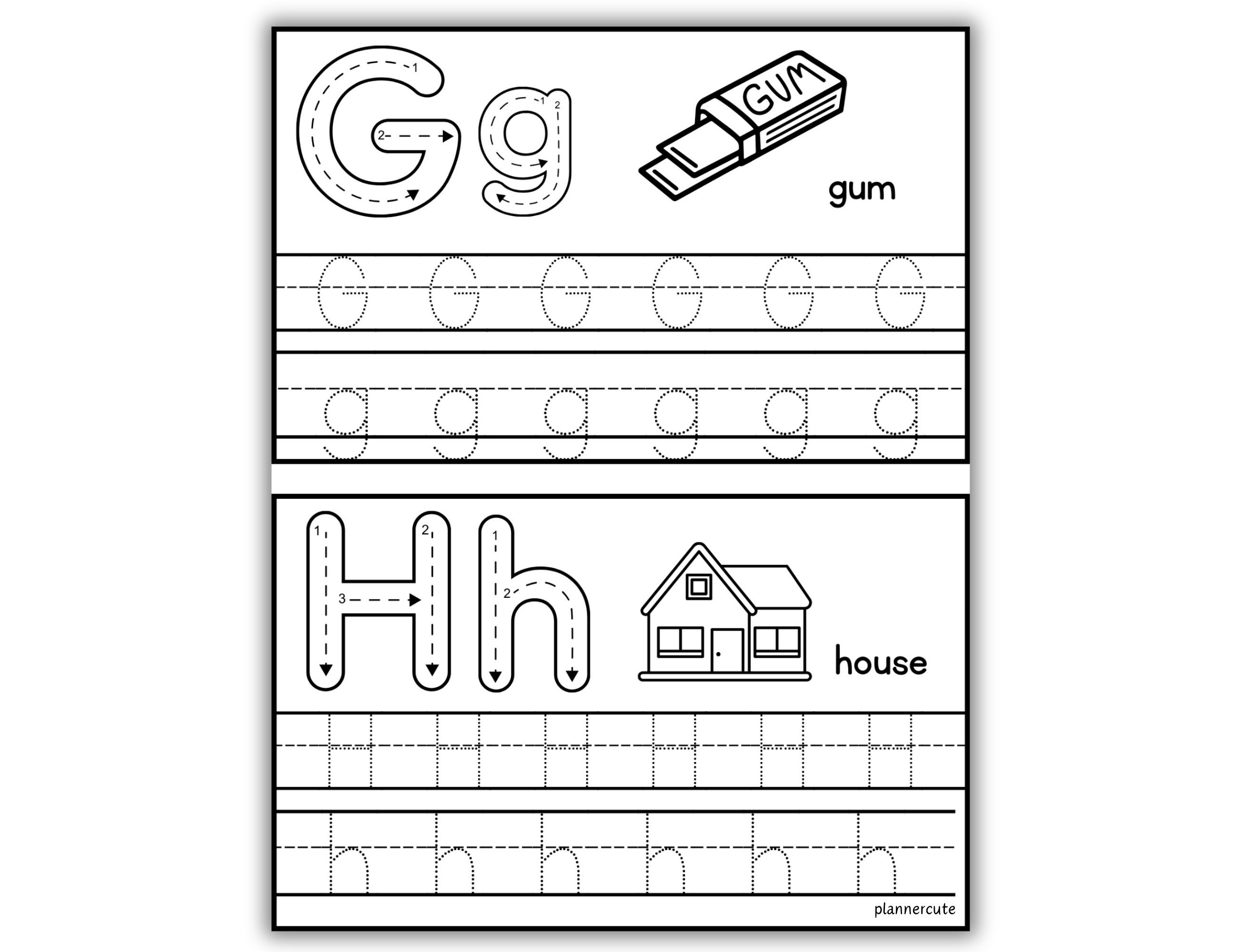 26 ABC Tracing Worksheet for Kids - Letters A to Z - Printable ...
