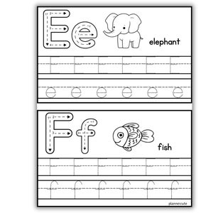 26 ABC Tracing Worksheet for Kids - Letters A to Z - Printable ...