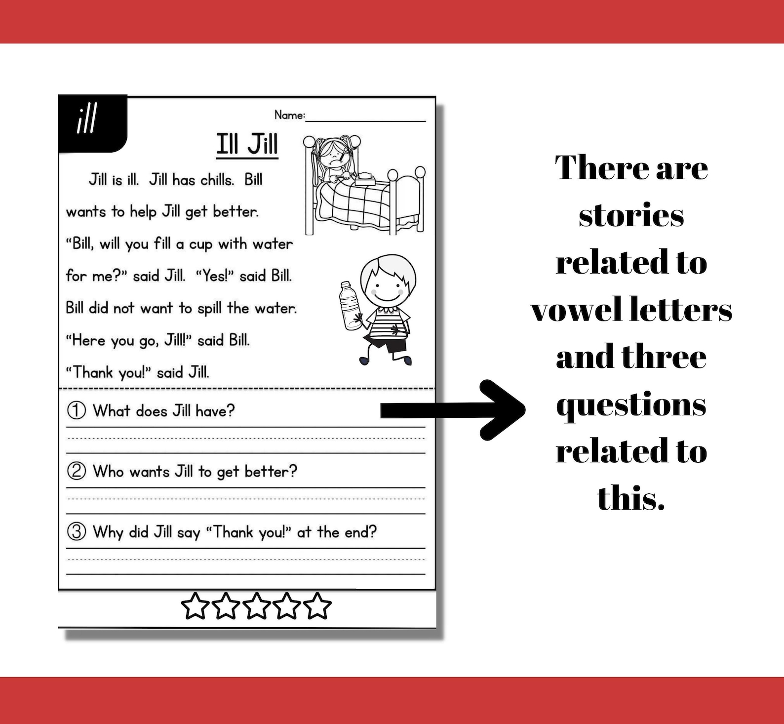 Short Vowel CVC Words Phonics Worksheets for Kindergarten-reading ...