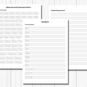 Basics of Calligraphy Practice Sheet Templates | Calligraphy Printable ...