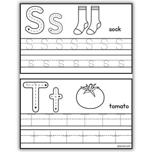 26 ABC Tracing Worksheet for Kids - Letters A to Z - Printable ...