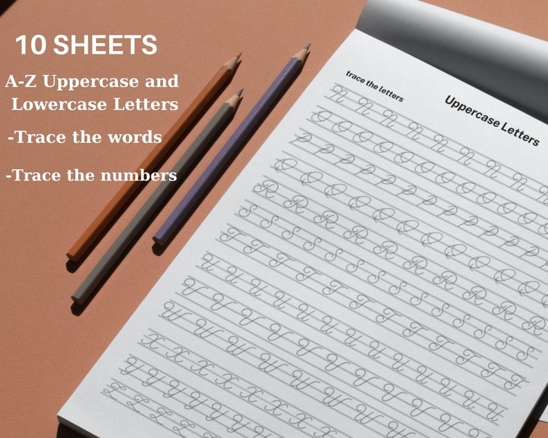 Basics of Calligraphy Practice Sheet Templates Calligraphy - Etsy